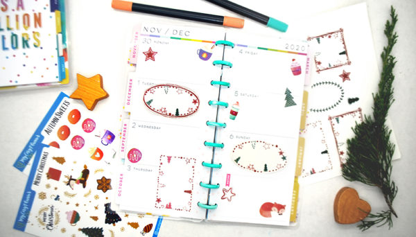 Free planner stickers. Christmas Frames. Free digital downloads - MY ...