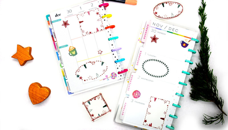 Free planner stickers. Christmas Frames. Free digital downloads - MY ...