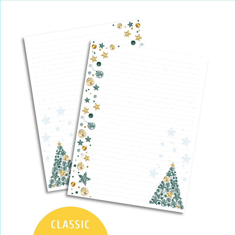Christmas Tree Note Planner Pages. Instant Download.