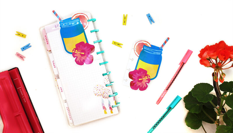 Free Winter Happy Planner Bookmark
