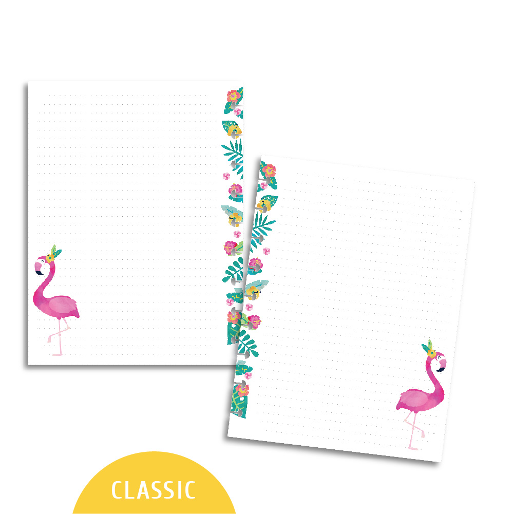 Tropical Summer Note Planner Pages. Instant Download.