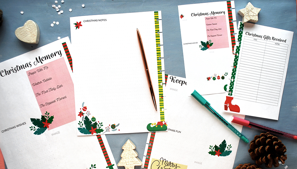 Free Christmas Memory Keeper for Planners
