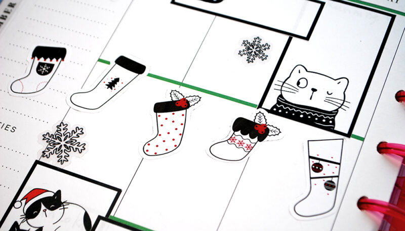 Free Printable Christmas Stickers for Planner
