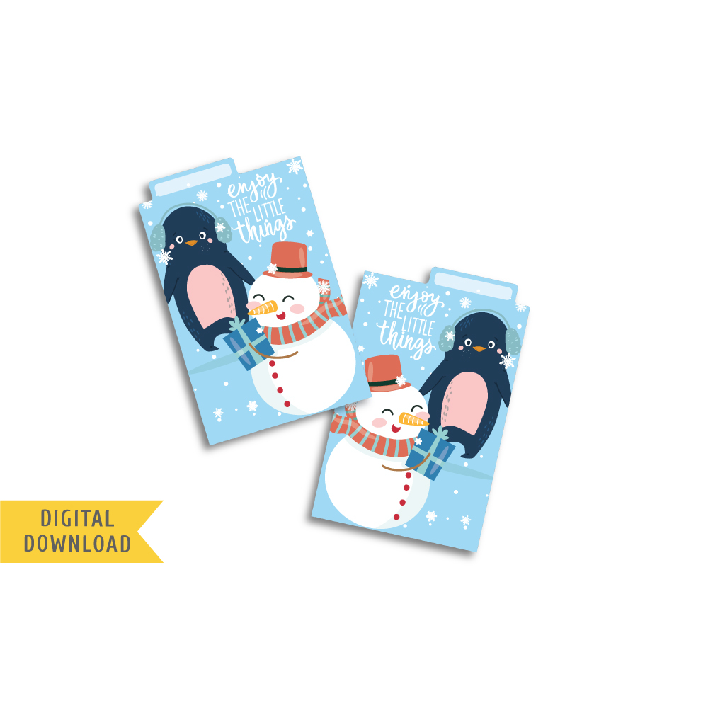 Winter Planner Bookmark. Free Digital Download - MY COZY PLANNER