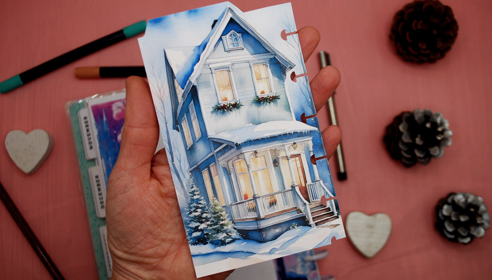 Free Winter Happy Planner Bookmark