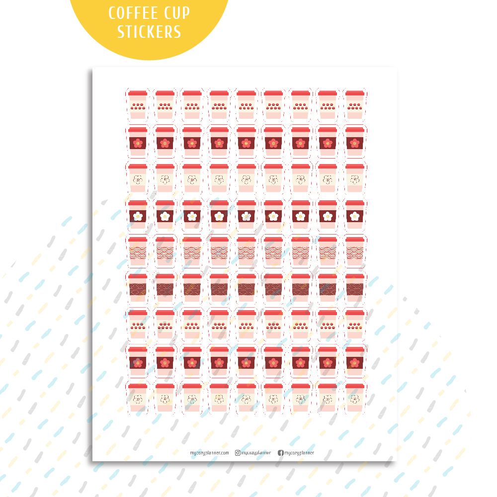 Japanese Sakura Pack. Planner Printables - MY COZY PLANNER