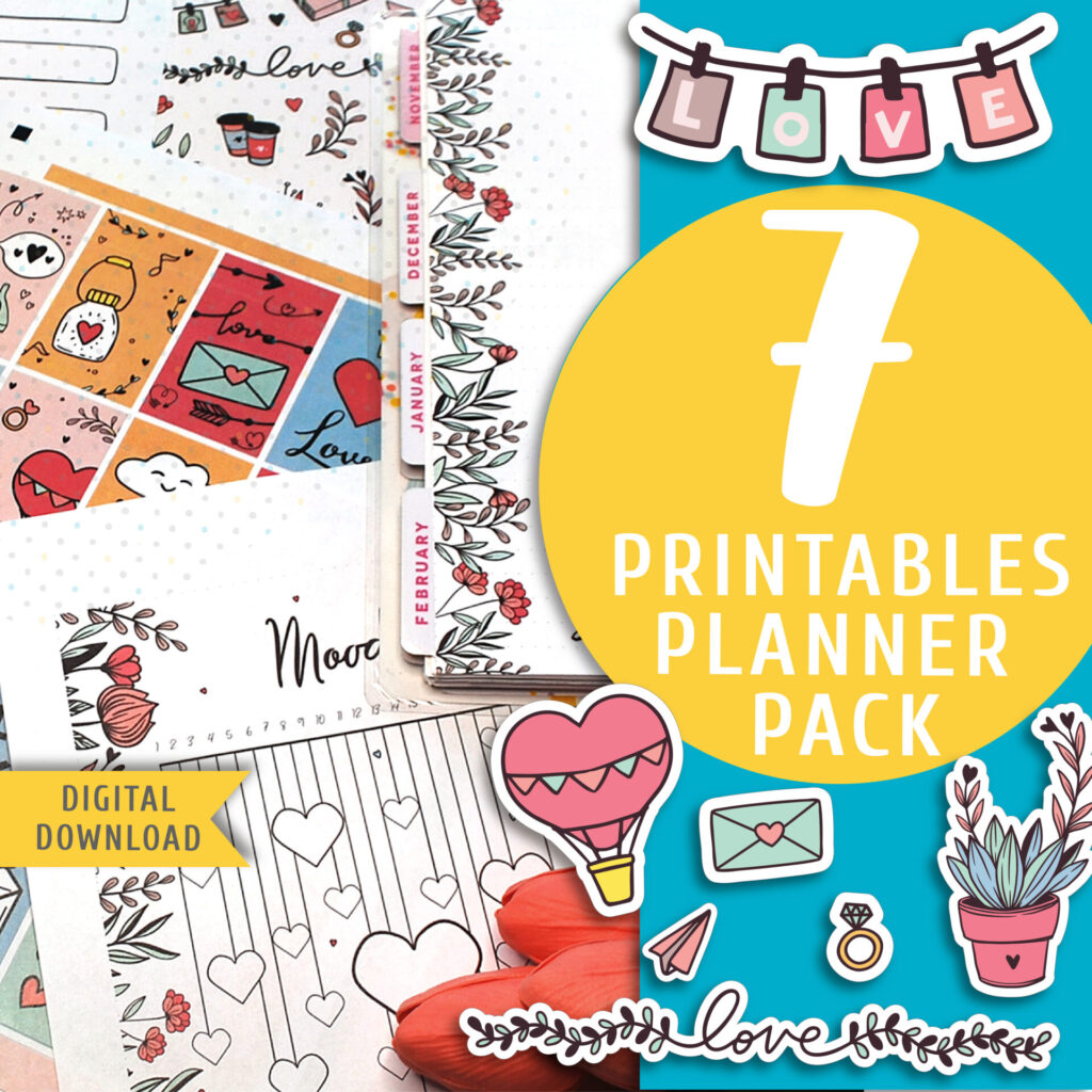 Free Planner Girl Stickers. Free digital downloads - MY COZY PLANNER