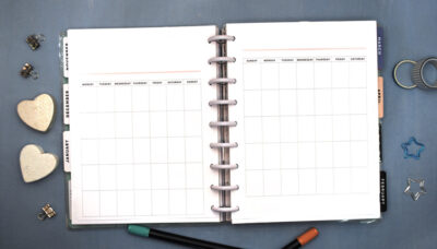 Free Printable Blank Undated Monthly Calendar PDF Template