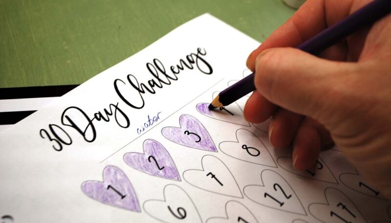 3 Free Printable 30-Day Challenge Calendar Templates