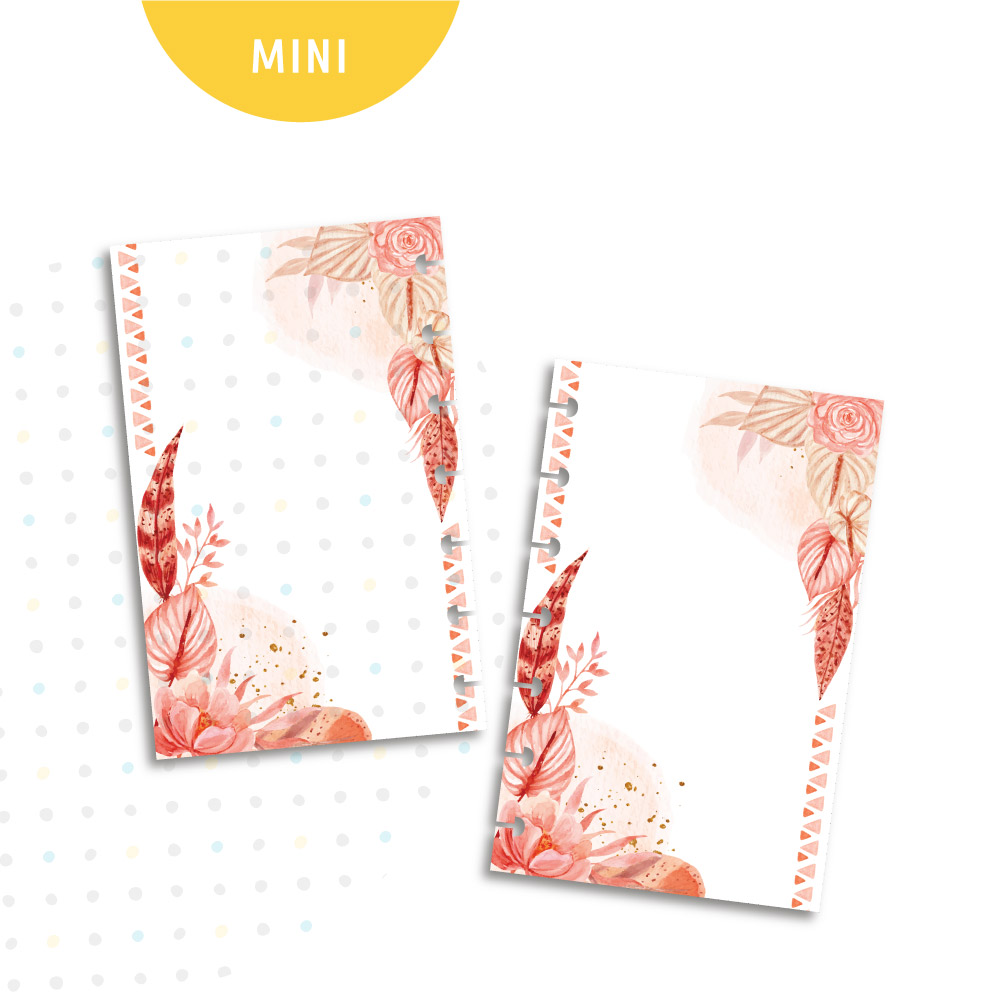 Pink Boho Chic Planner Pages. Instant Download.