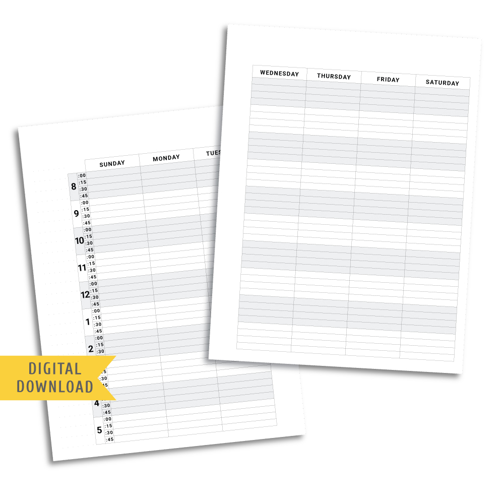 Weekly Appointment Planner. Free Digital Download - MY COZY PLANNER