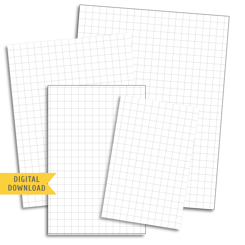 1-Centimeter Grid Pages. Free Digital Download - MY COZY PLANNER