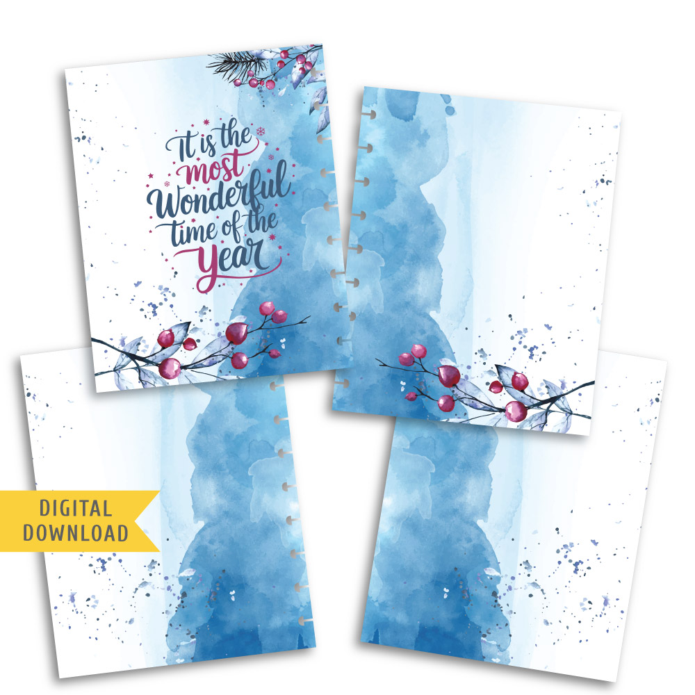 Winter Planner Cover. Free Digital Download - MY COZY PLANNER
